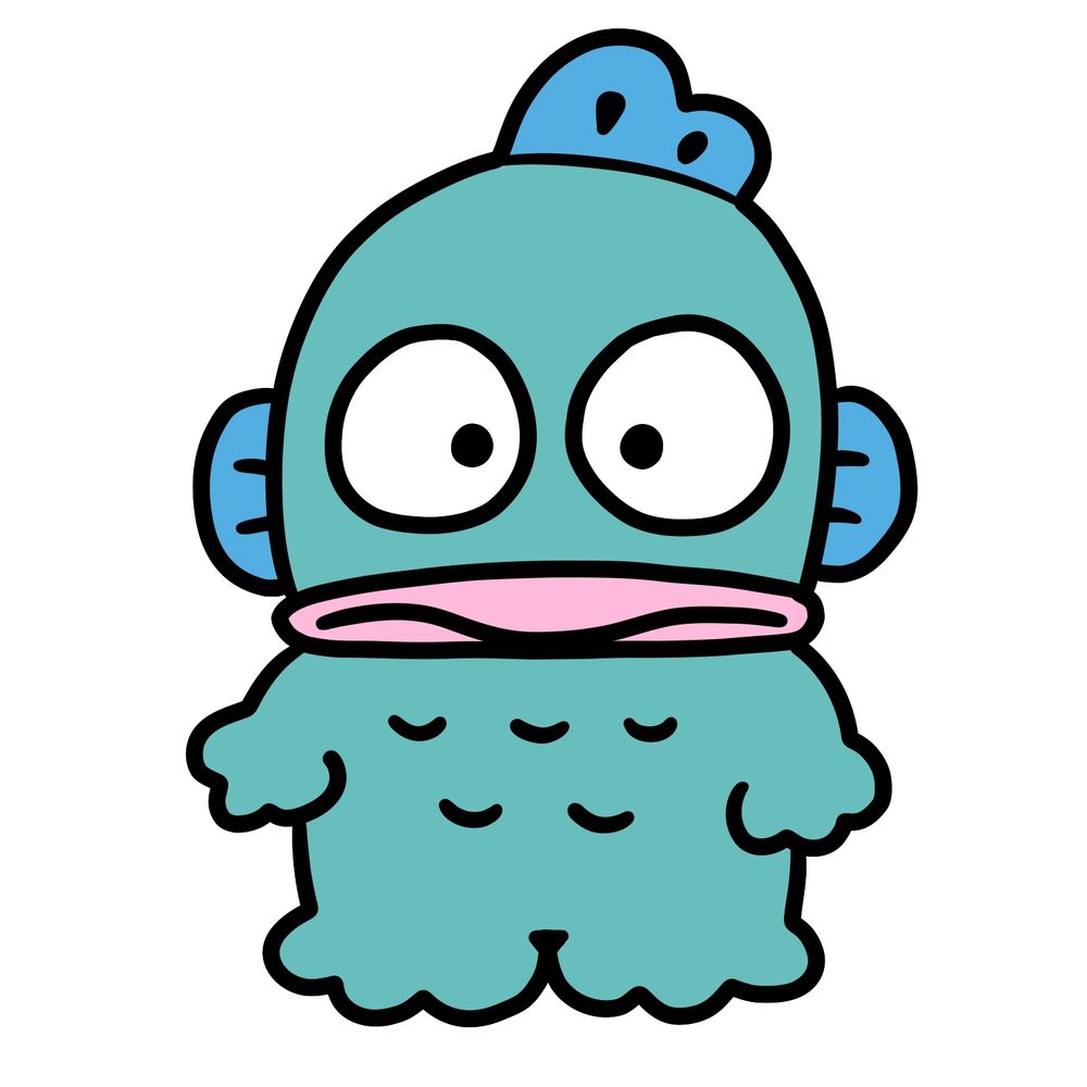 How to Draw Hangyodon the Sanrio Fish in a 12-Step Guide