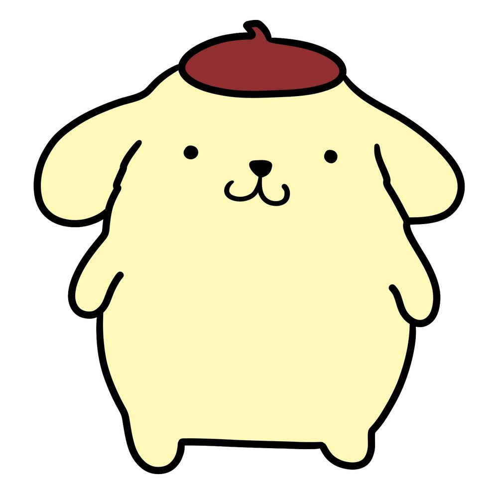 Pompompurin Drawings - Sketchok Easy Drawing Guides