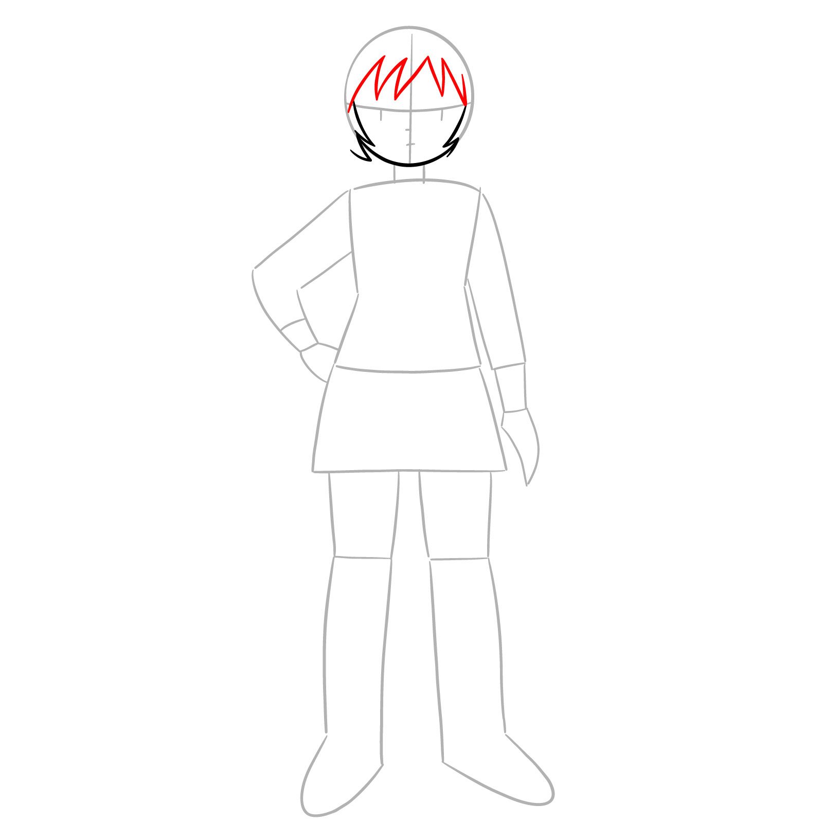 How to Draw Kim Pine from Scott Pilgrim Takes Off